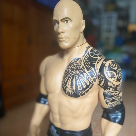 WWE | Toys | 3 Inch Wwe The Rock Figure | Poshmark
